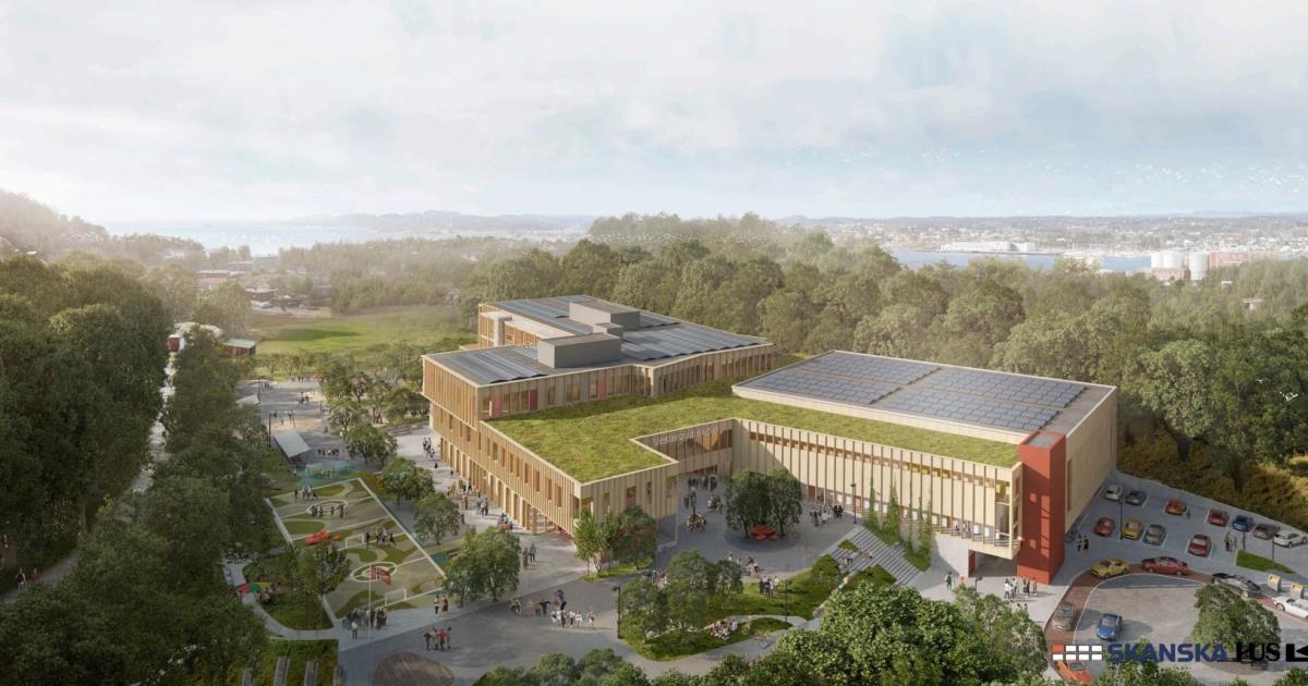 Slik blir Vesterøya skole - Sandefjord kommune