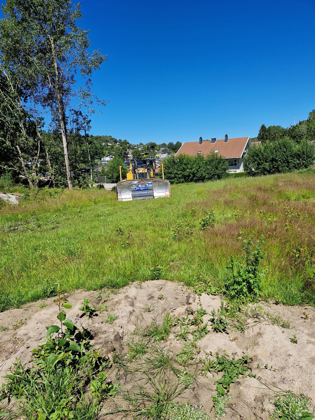 Flytter matjord fra skoletomta - Sandefjord kommune